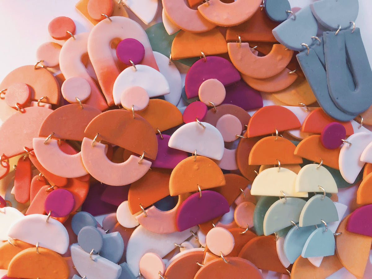 All Earrings | Mint to Be Crafty Designs – Handmade Polymer Clay Earrings
